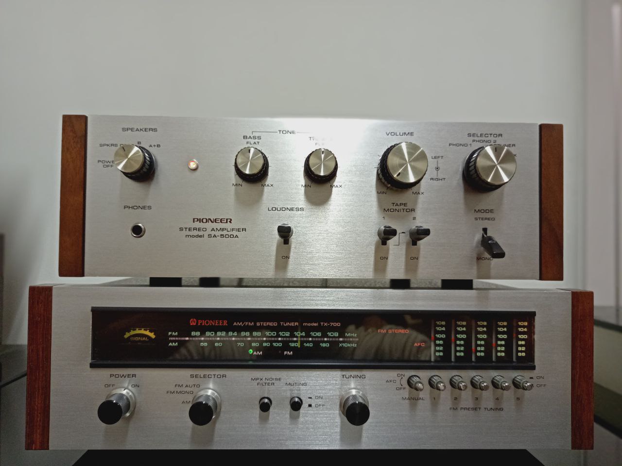 آمپلیفایر پایونیر pioneer sa-500a - استریو ستیک | stereo setik آمپلی فایر - استریو